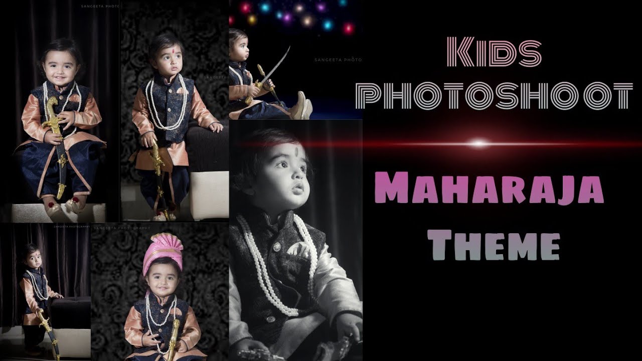 Kids Maharaja theme photoshoot ||महाराजा थीम फोटोशूट - YouTube