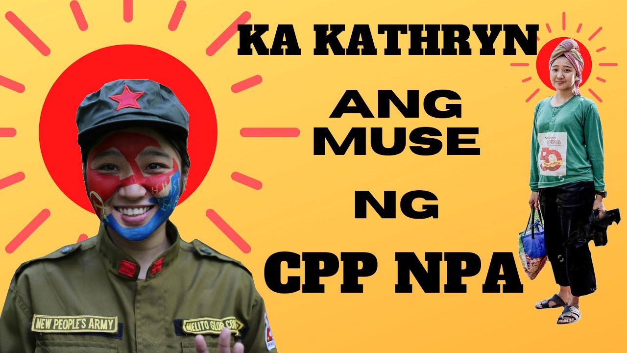 Ka Kathryn the cute face of CPP NPA - YouTube