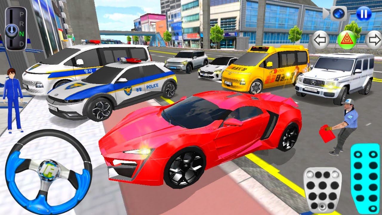 New All Cars Ready For Parking in Police Station | 3D Driving Class ...