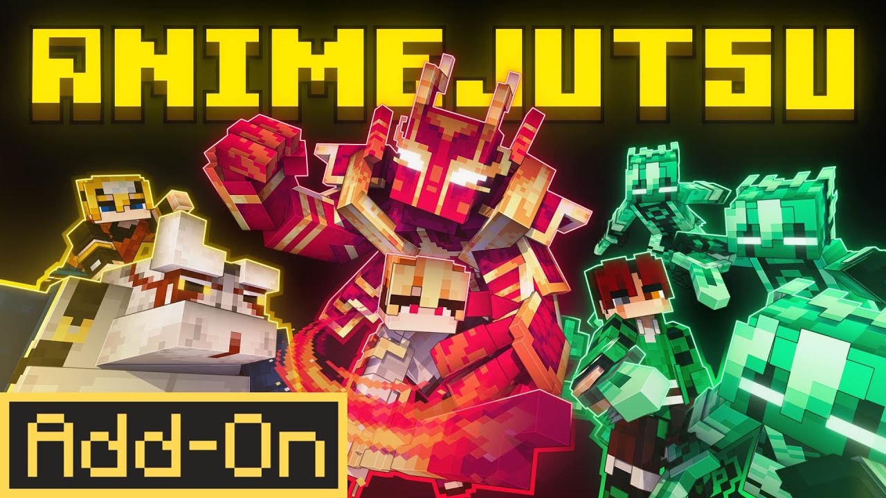 ANIME JUTSU ADDON is INSANE for Minecraft Bedrock Edition - YouTube