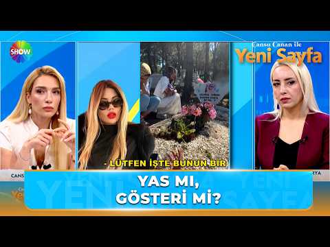 Nihal Candan'ın mezarında ilginç anlar!