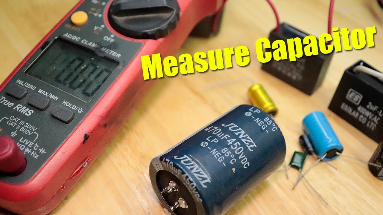 How to Measure Capacitor with Mutimater LINI T UT204+ - YouTube