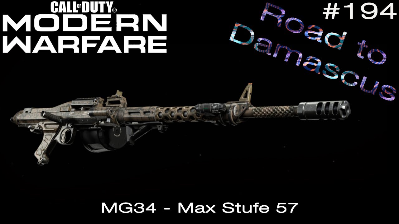 Call of Duty Modern Warfare #194 - MG34 auf Max Stufe 57 gelevelt - YouTube