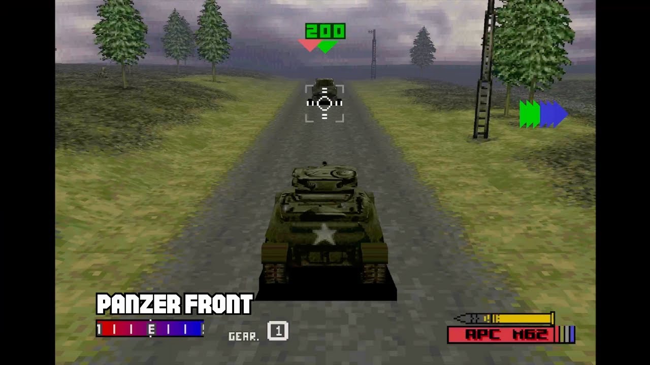 Panzer Front - Poteau (T69E3) | USA Campaign [PS1] - YouTube