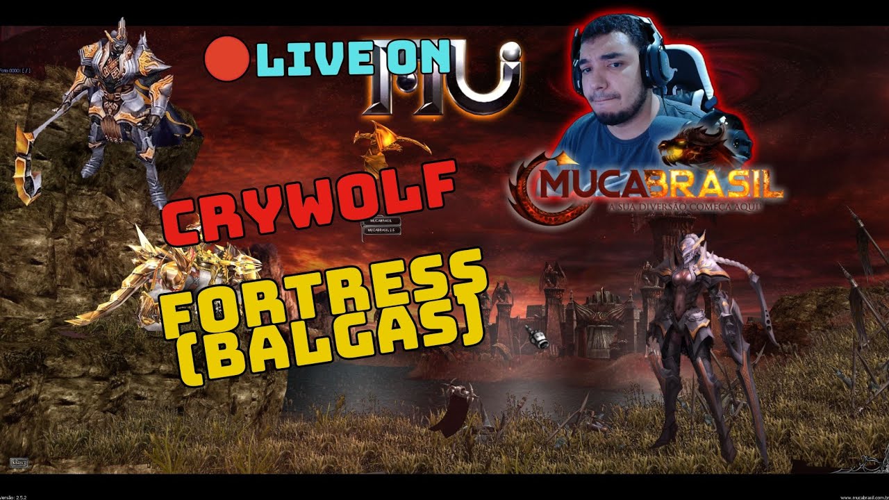 🔴LIVE ON: MU CA BRASIL - Evento Crywolf Fortress (BALGAS) 03/05/2025 - YouTube