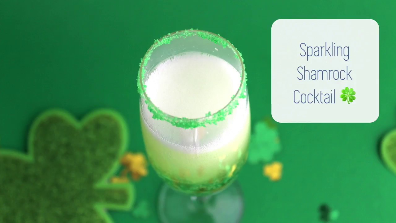 Sparkling Shamrock Cocktail - YouTube
