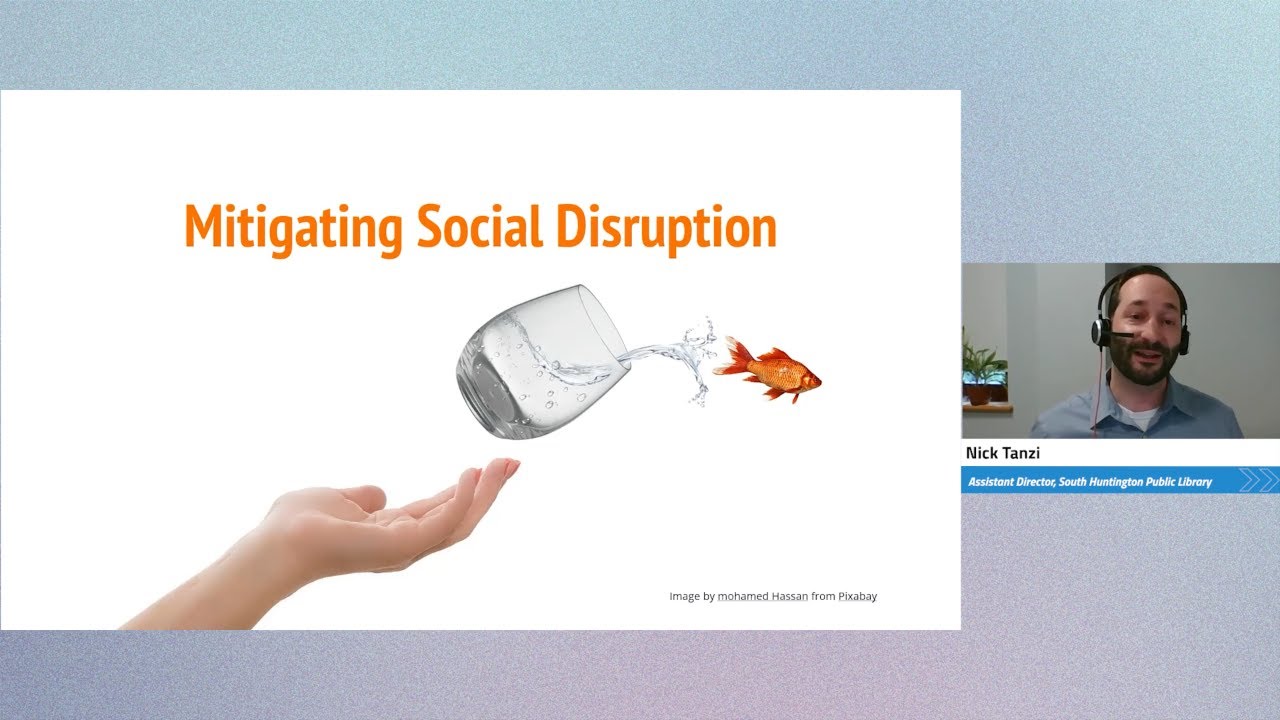 How Libraries Can Help Mitigate Social Disruption - YouTube