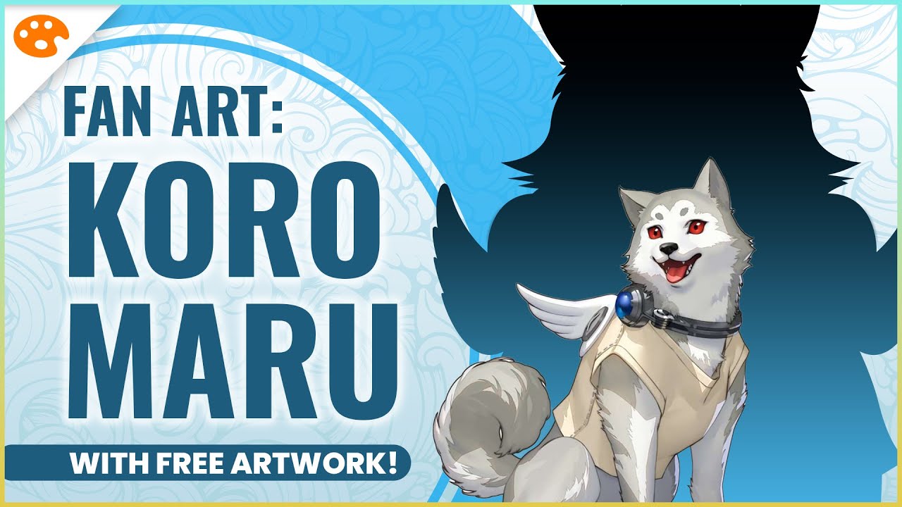 Persona 3 Reload: Koromaru Fan Art! First Art Vid! (with free artwork ...