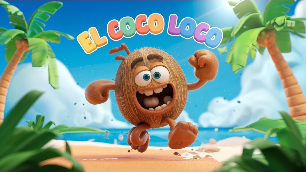 🤣EL COCO LOCO🥥🌴Canción infantil para #bailar y #aprender en #familia # ...