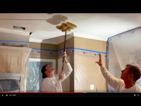 What Does A Light Stomp On Ceiling Look Like