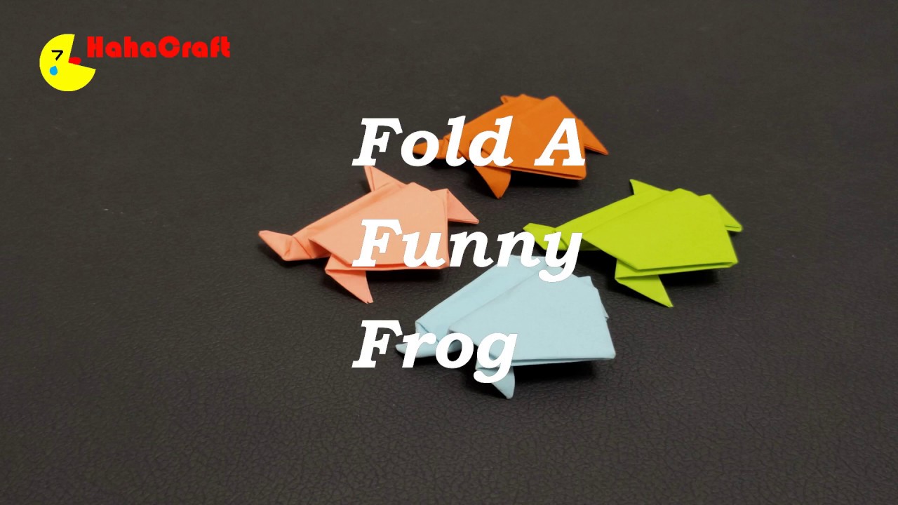 How to Fold Jumping Frog - YouTube