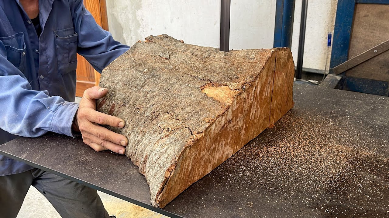 Extremely Impressive Design From Deformed Logs // Build A Unique ...