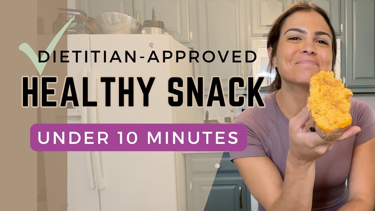HEALTHY SNACK || Dietitian-approved || Quick & Easy - YouTube