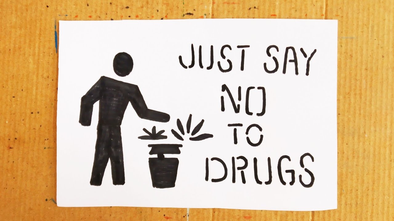 No Drug Day Drawing || Poster on No Drug Day - YouTube
