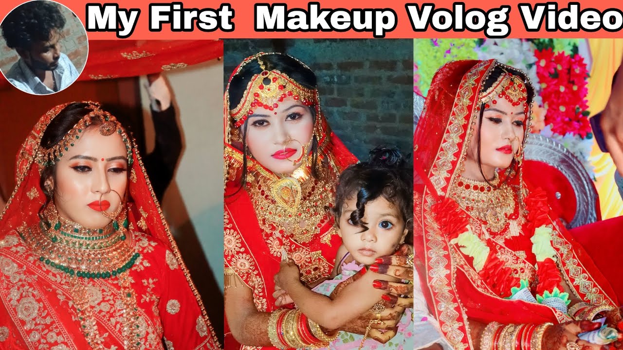 My First time Makeup Vlog Video || Makeup Vlog Video || Makeup First ...