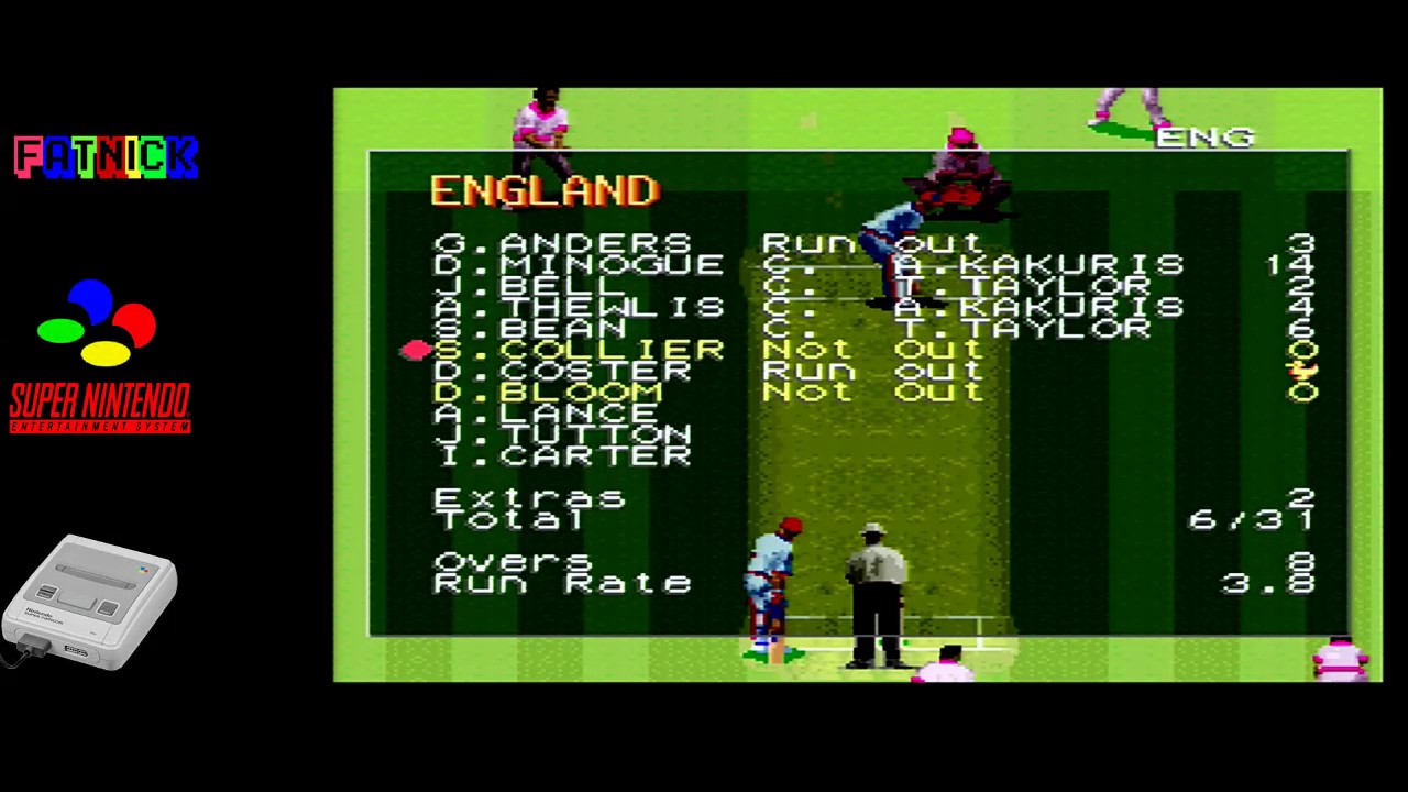 Super International Cricket (SNES) - YouTube
