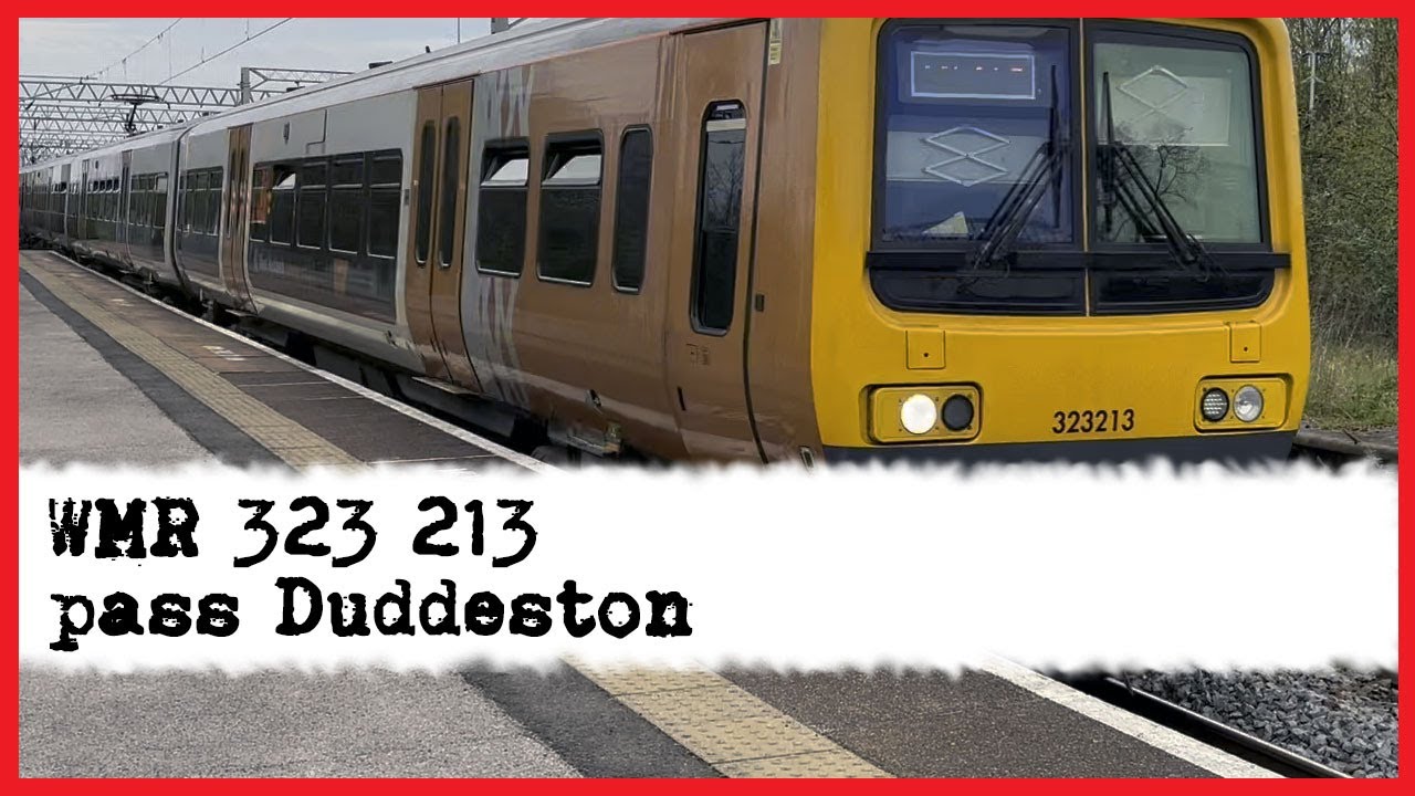WMR 323 213 passing through Duddeston 06/04/24 - YouTube