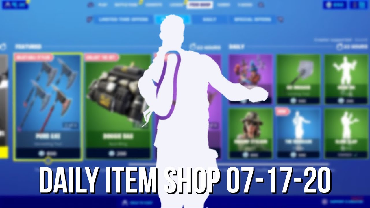 Fortnite daily item shop 07-17-20 - YouTube