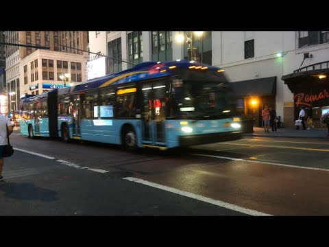 MTA NYCT Bus: 2017 NovaBus LFSA Articulated (M34A SBS) on 34th Street ...
