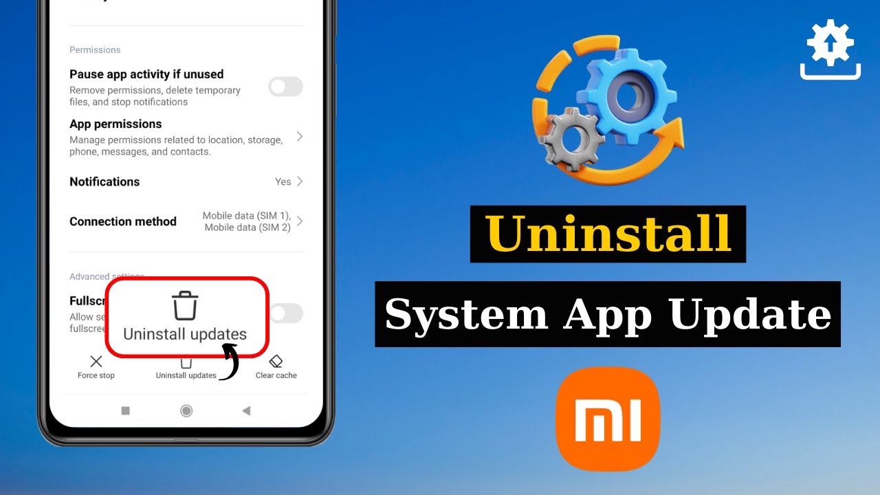How To Uninstall System App Updates on Xiaomi (MI, Redmi, POCO) - YouTube