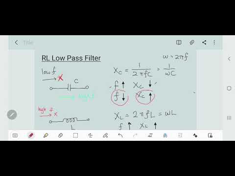 RL Low Pass & High Pass Filter - YouTube