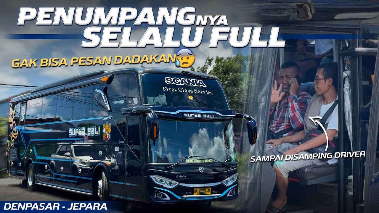 BUS DENGAN PELAYANAN SEPERTI HOTEL BERBINTANG‼️Trip Denpasar - Jepara ...