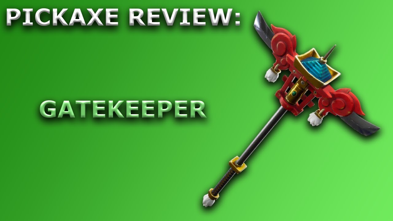 Gatekeeper Pickaxe Review + Sound Showcase! ~ Fortnite Battle Royale ...