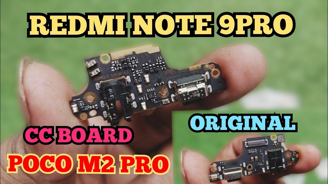 Redmi note 9pro cc board - YouTube