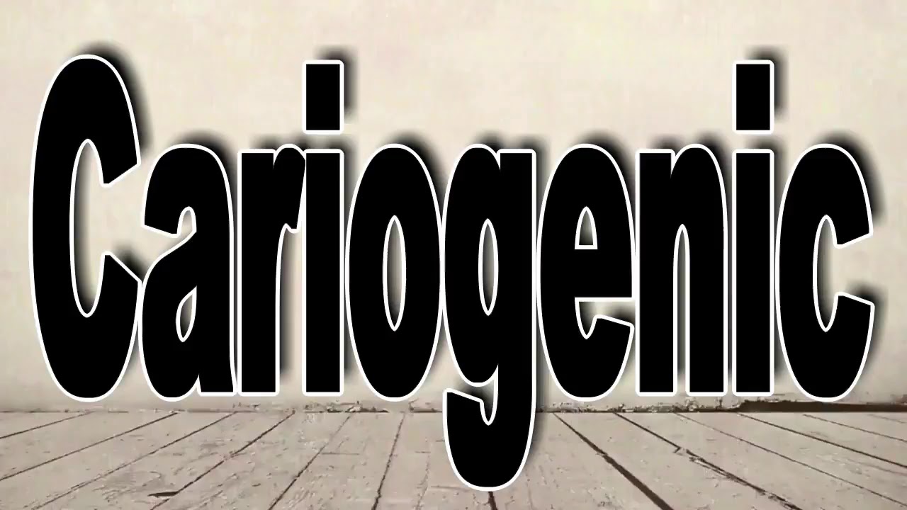 How to Pronounce Cariogenic - YouTube