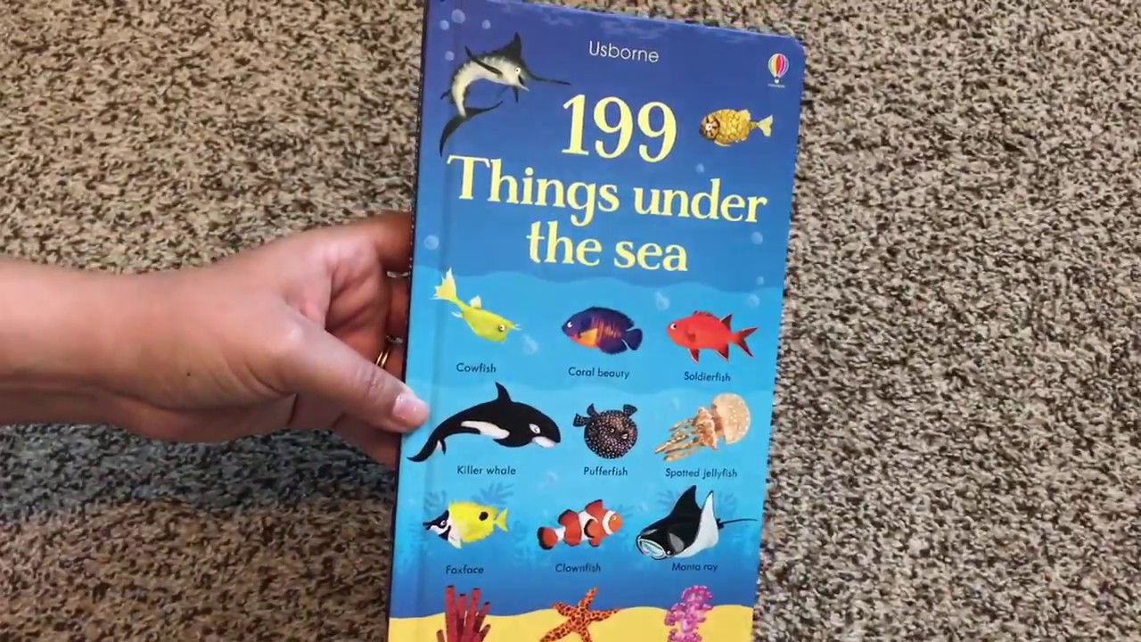 199 Things Under The Sea 🦑🐋🐠 Usborne Books & More - YouTube