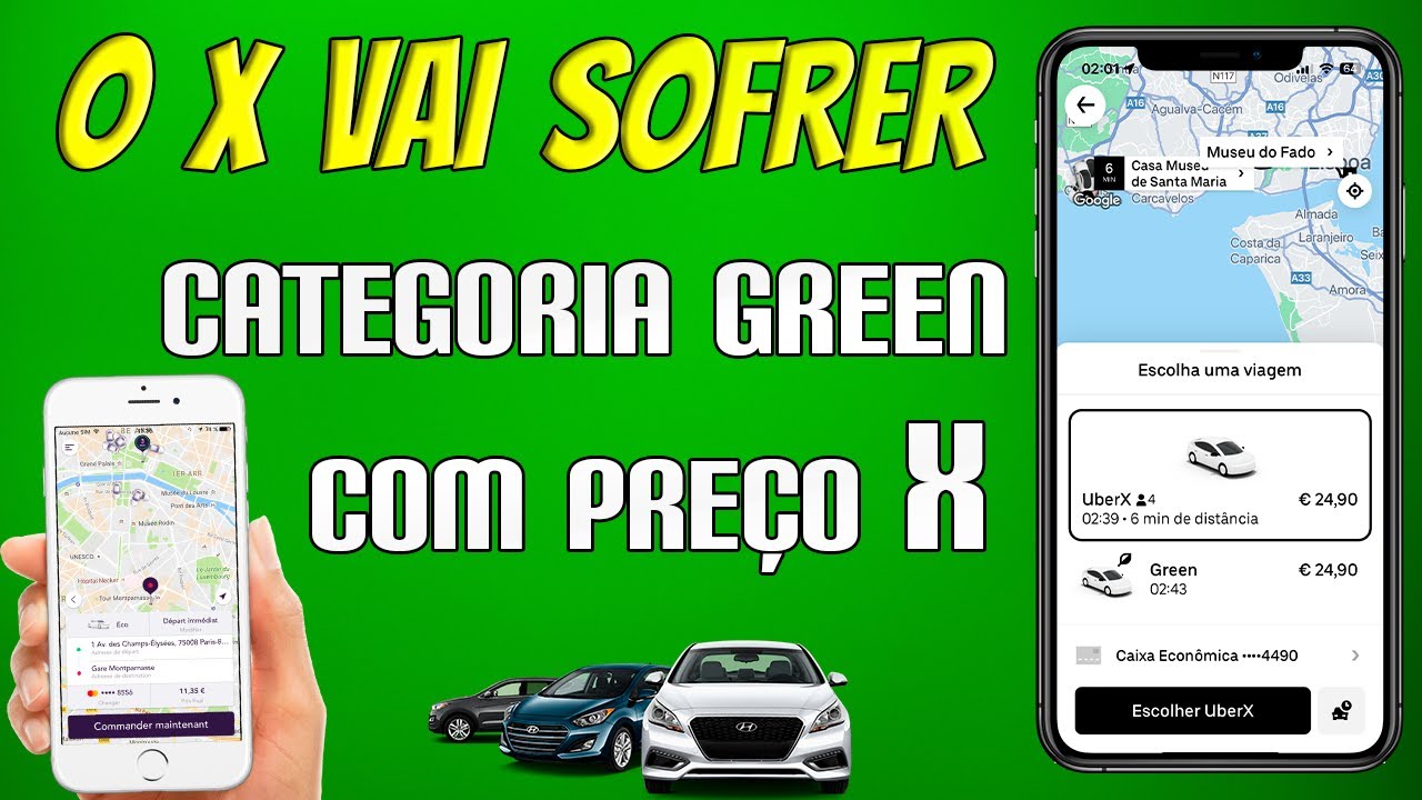 (Uber green chegou) ADEUS UBER X | Como isso vai afetar sua vida agora ...