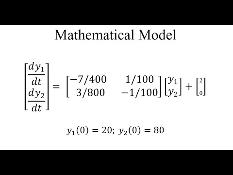 part1: MATLAB/Simulink implementation for a mixing tank problem - YouTube