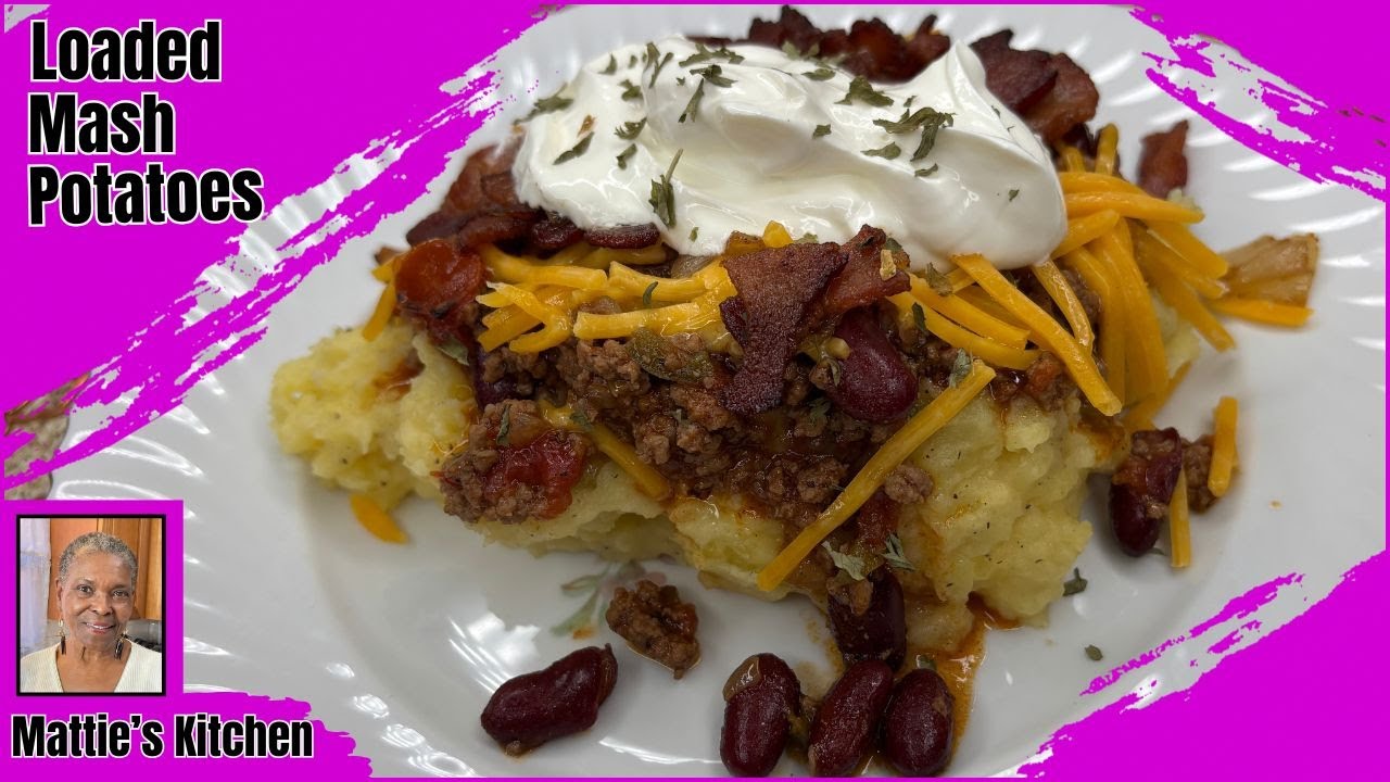 Delicious Cheesy Loaded Mash Potatoes with Bacon/ Mash Potato Recipe ...