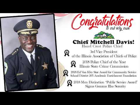 Congratulations Chief Mitchell Davis! - YouTube