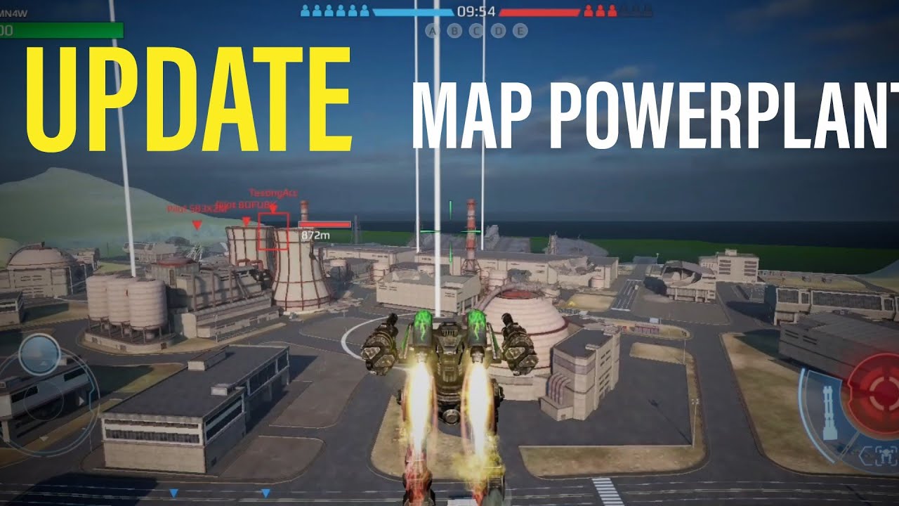 WAR ROBOTS REMASTERED NEW MAP POWERPLANT - YouTube