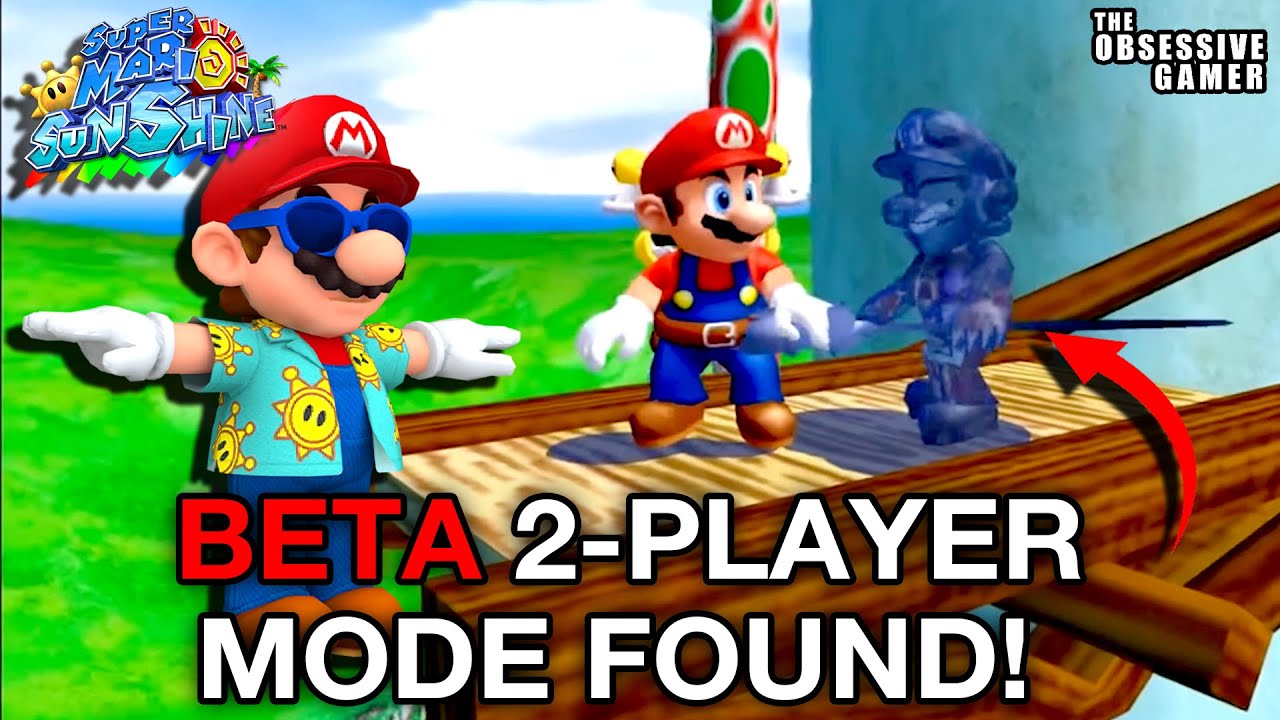 Beta 2-Player Mode of Super Mario Sunshine | Cut Content - YouTube