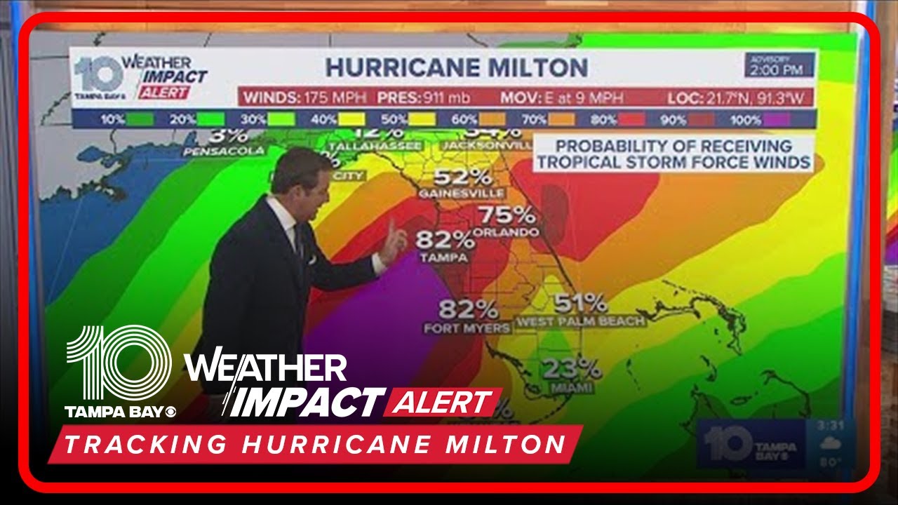 Tracking Milton: Latest forecast and news update from 10 Tampa Bay ...