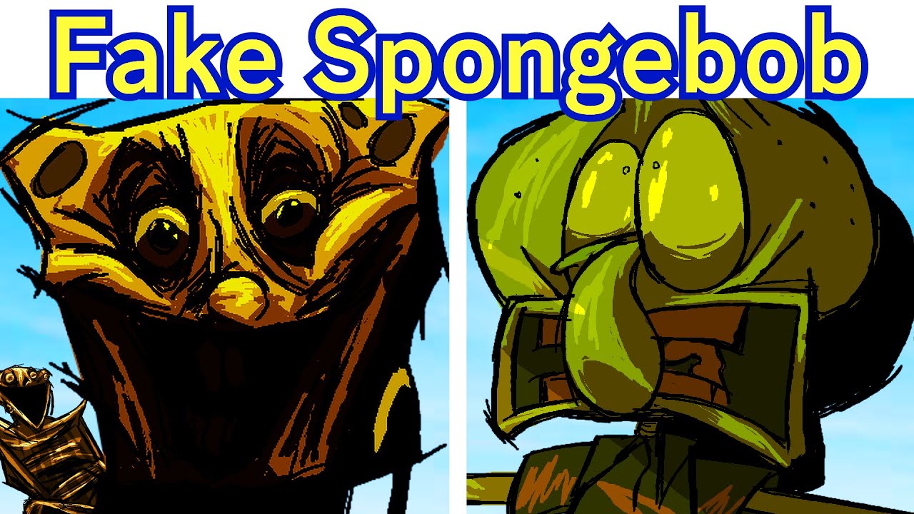 FNF FAKE SPONGEBOB IS INSANE!!! - KSI TERROR [BEST DAY EVER] Horror ...