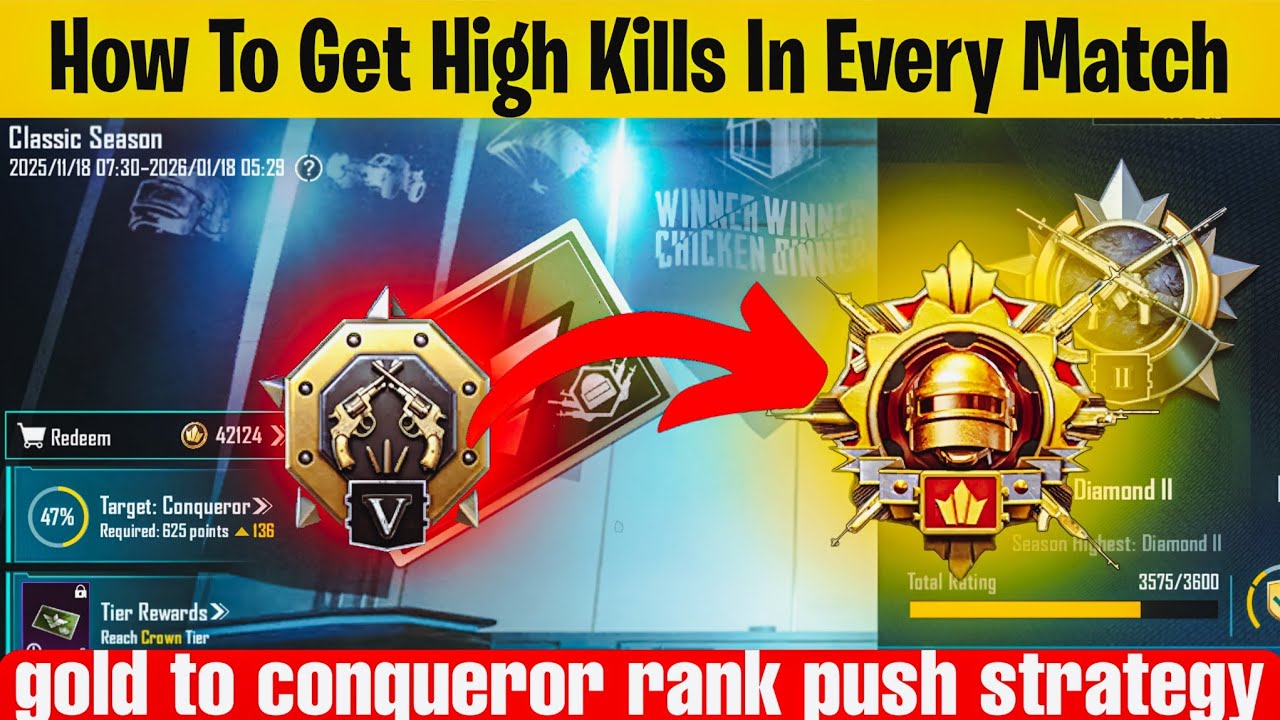 DAY 2🇮🇳 HOW TO REACH CONQUEROR IN SOLO 🔥 CONQUEROR RANK PUSH TIPS AND ...