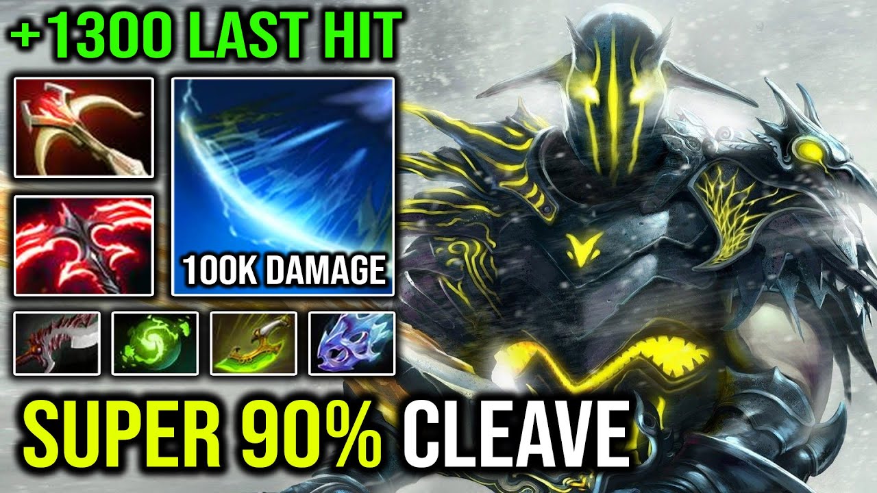 EPIC 1300 Last Hit +90% Great Cleave Refresher Orb + Desolator 2 Sven ...
