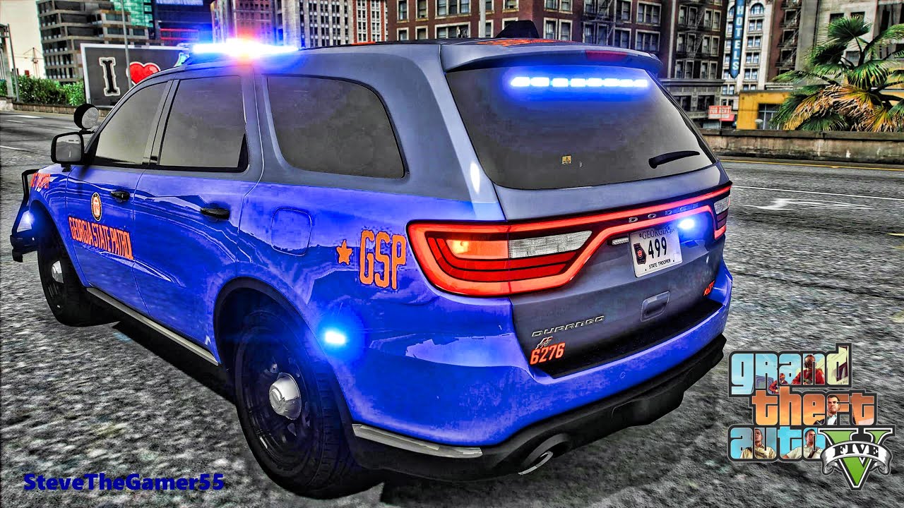 Playing GTA 5 As A POLICE OFFICER Highway Patrol|| GSP|| GTA 5 Mod| 4K ...