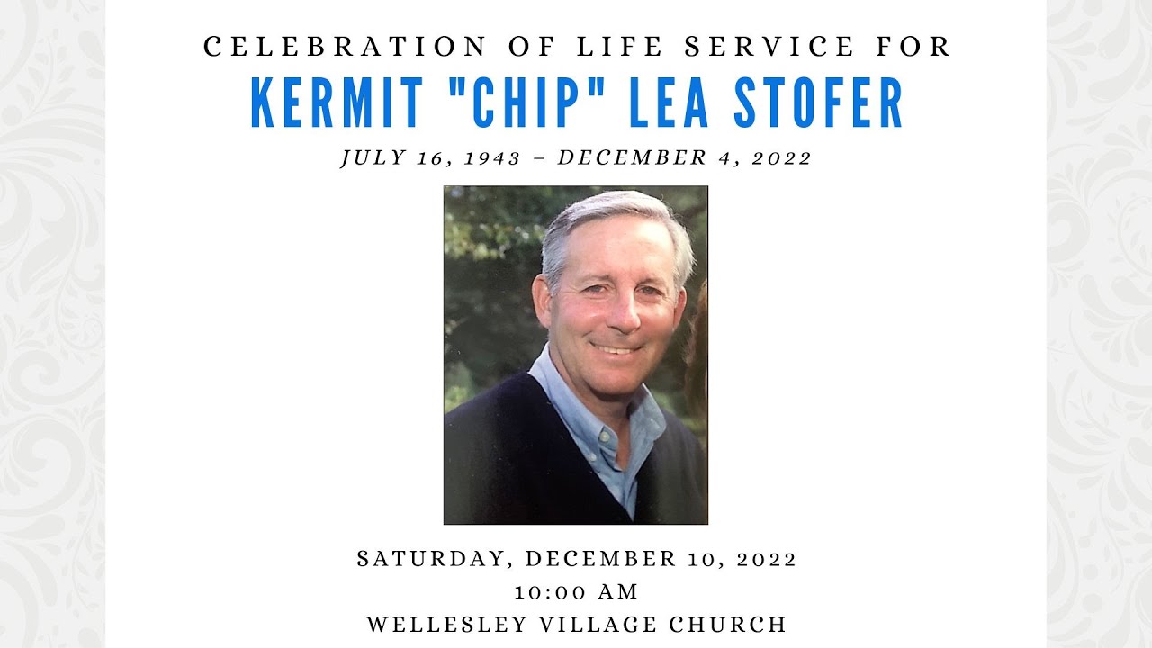 Chip Stofer Memorial Service Livestream 12.10.22 - YouTube