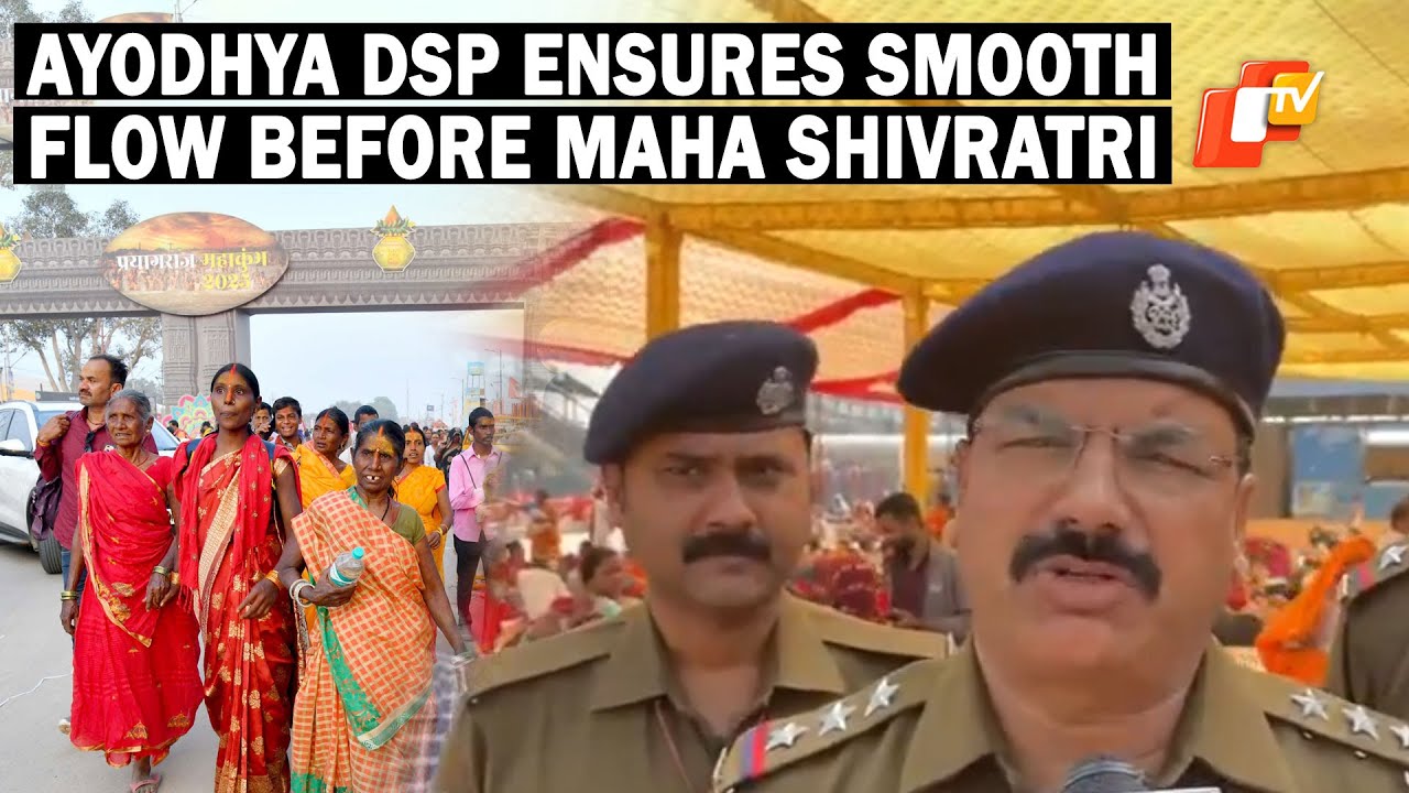 Ayodhya | Crowd Control Tightened At Railway Station Ahead Of Maha ...