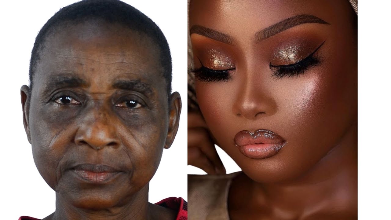 MUST WATCH 👆🏼WOW 😍BRIDAL MAKEUP AND GELE TRANSFORMATION| FOR DARK SKIN ...