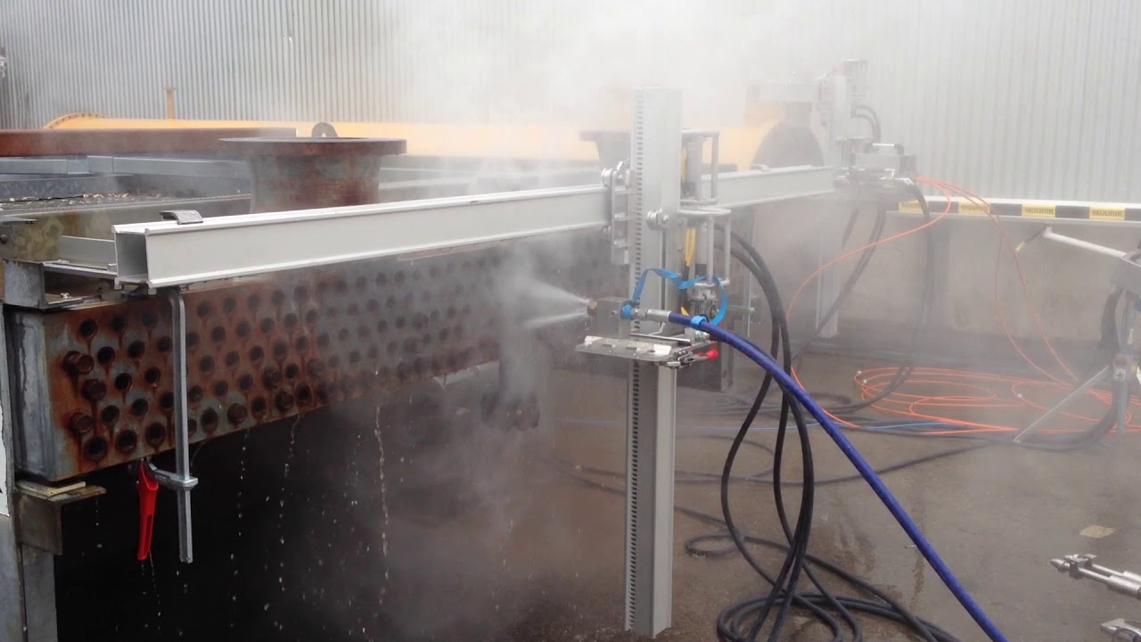 Veolia Fin Fan Cleaning with Multi lance technology - YouTube