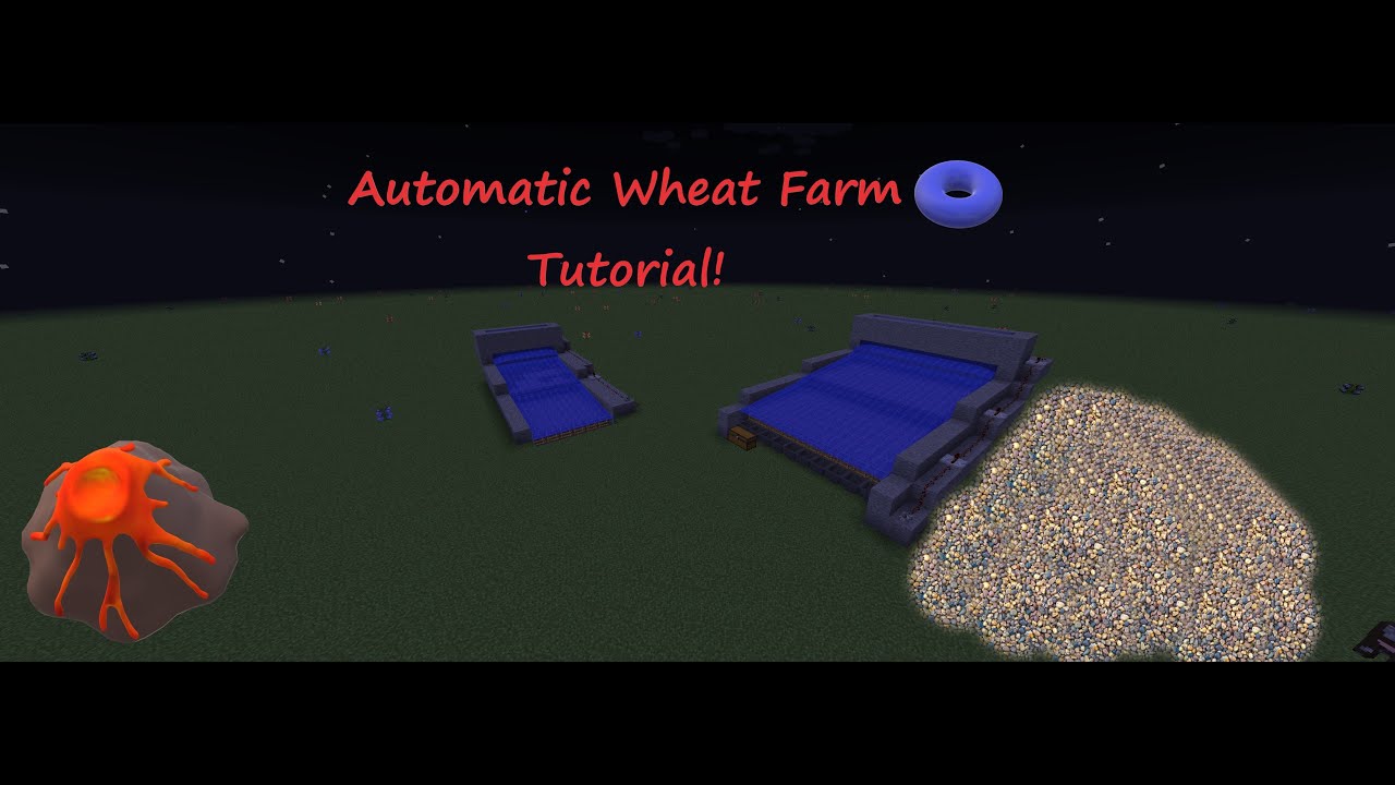 Sky factory 4 Automatic wheat farm tutorial - YouTube