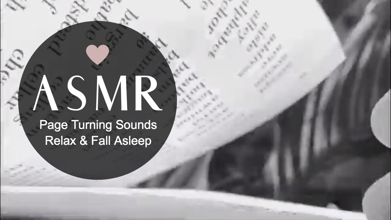 ASMR Page Turning Sounds. Relax and Fall Asleep. - YouTube