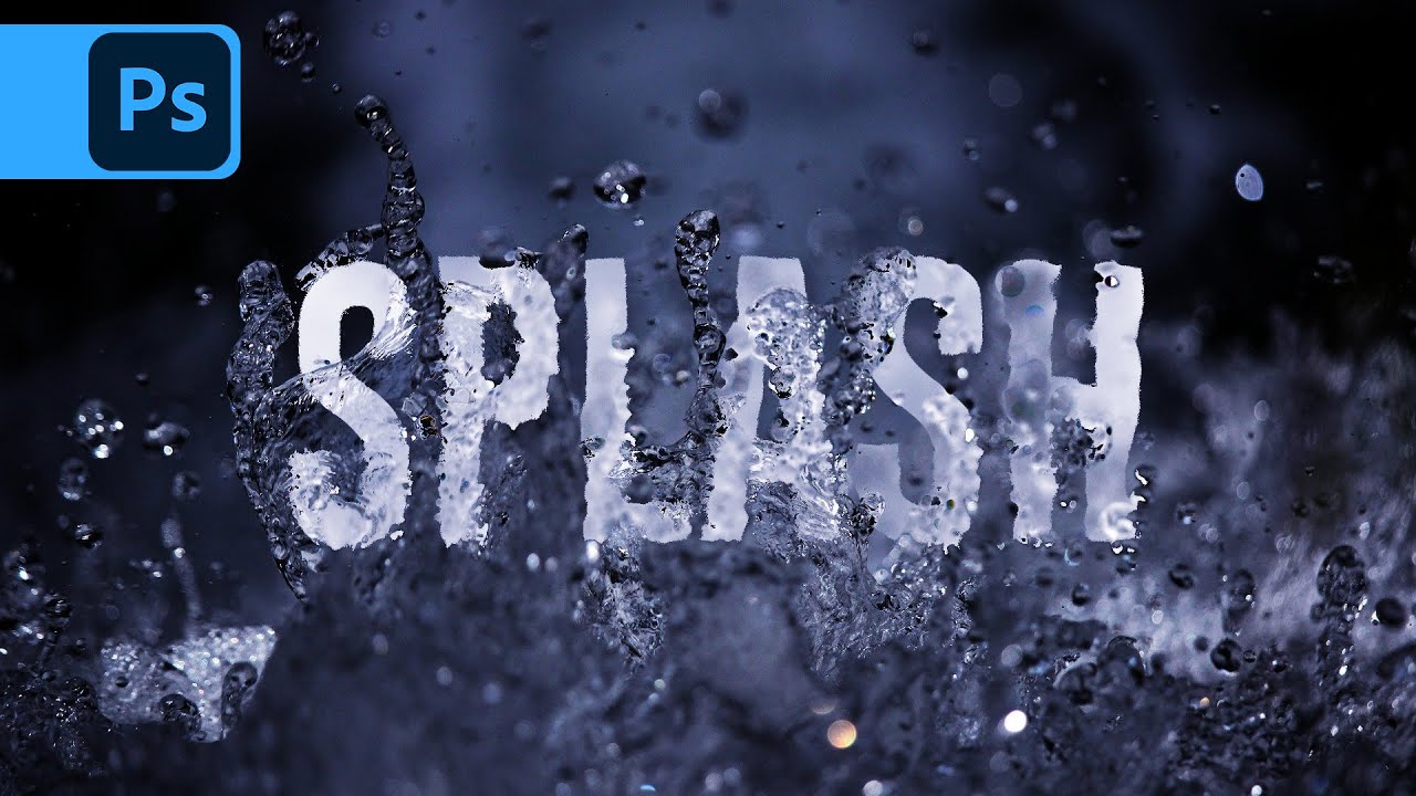 Photoshop Tutorial - How to Create Underwater Text - Easy way! - YouTube