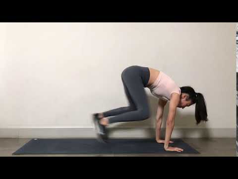 Dua Lipa Runner's Lunge Mountain Climbers