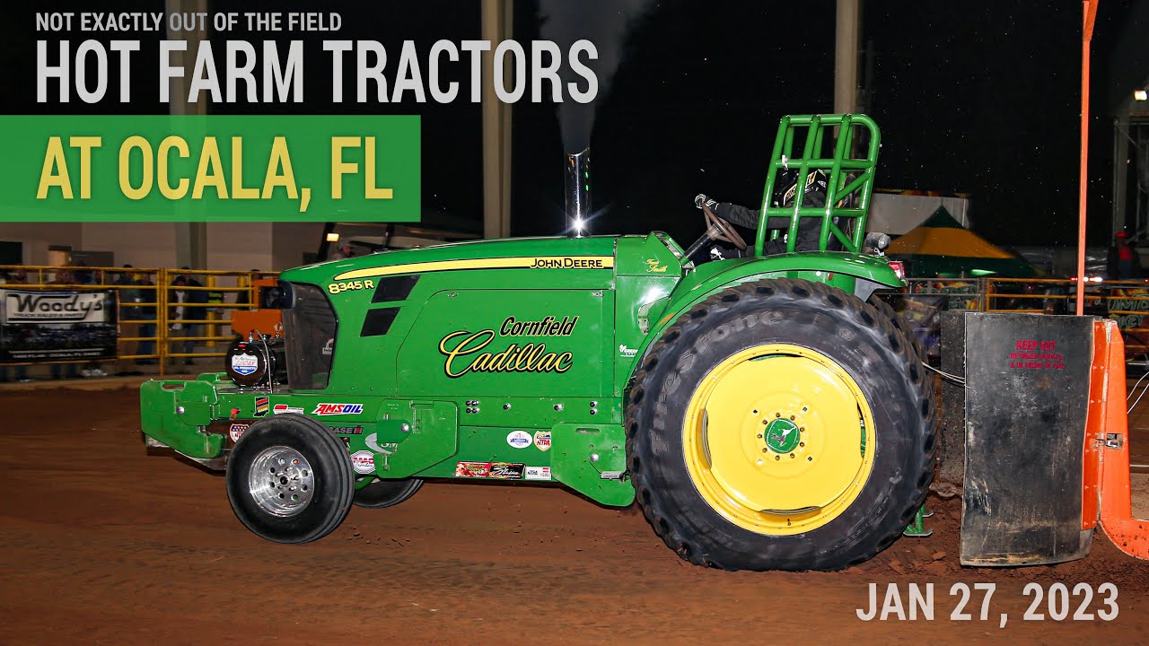Hot Farm Tractors at Ocala Jan 27 2023 - YouTube